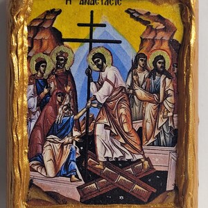The Resurrection of Jesus Christ the Anastasis Religious Art Byzantine ...