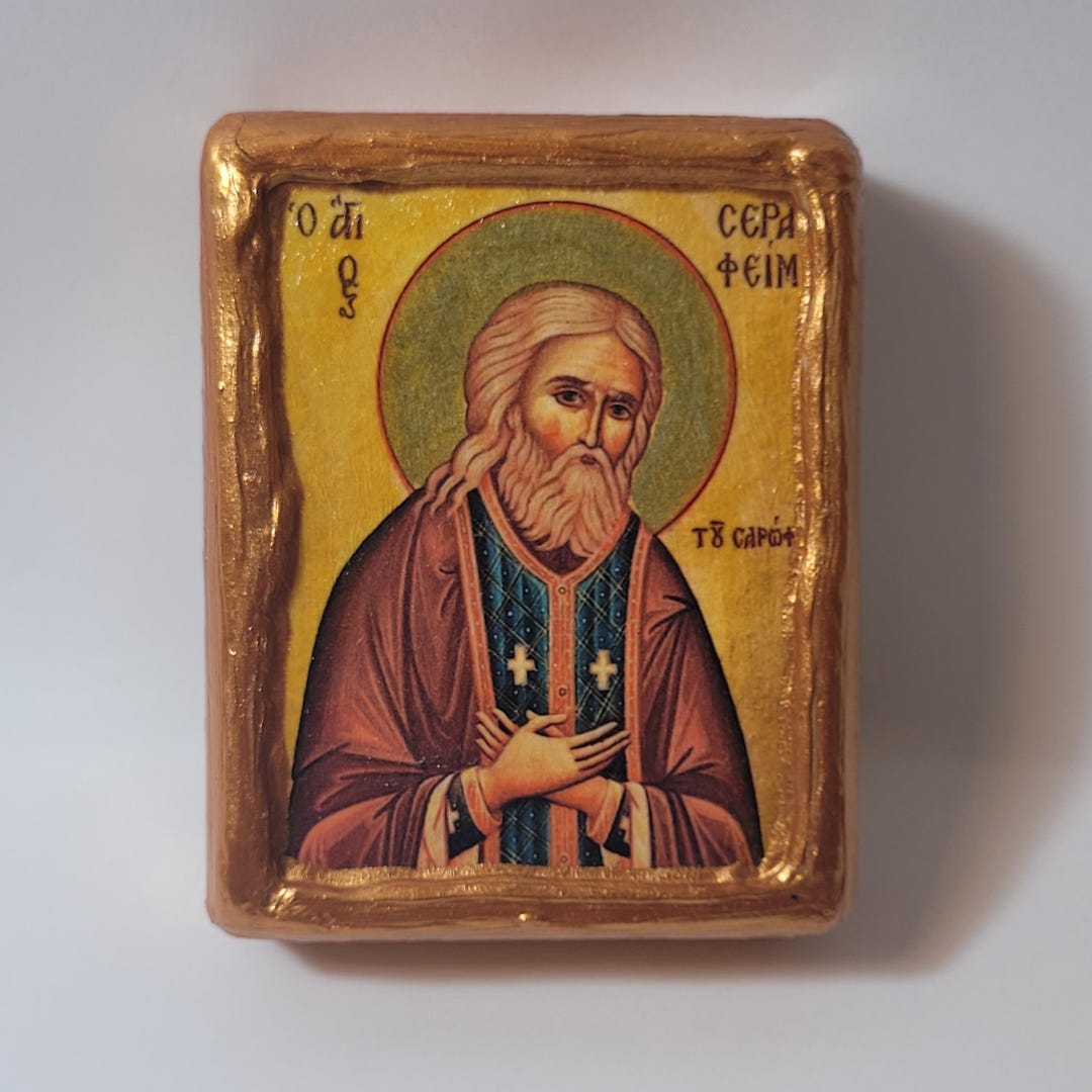 Saint Seraphim of Sarov St. Serafim Agios Serafeim Religious Art ...