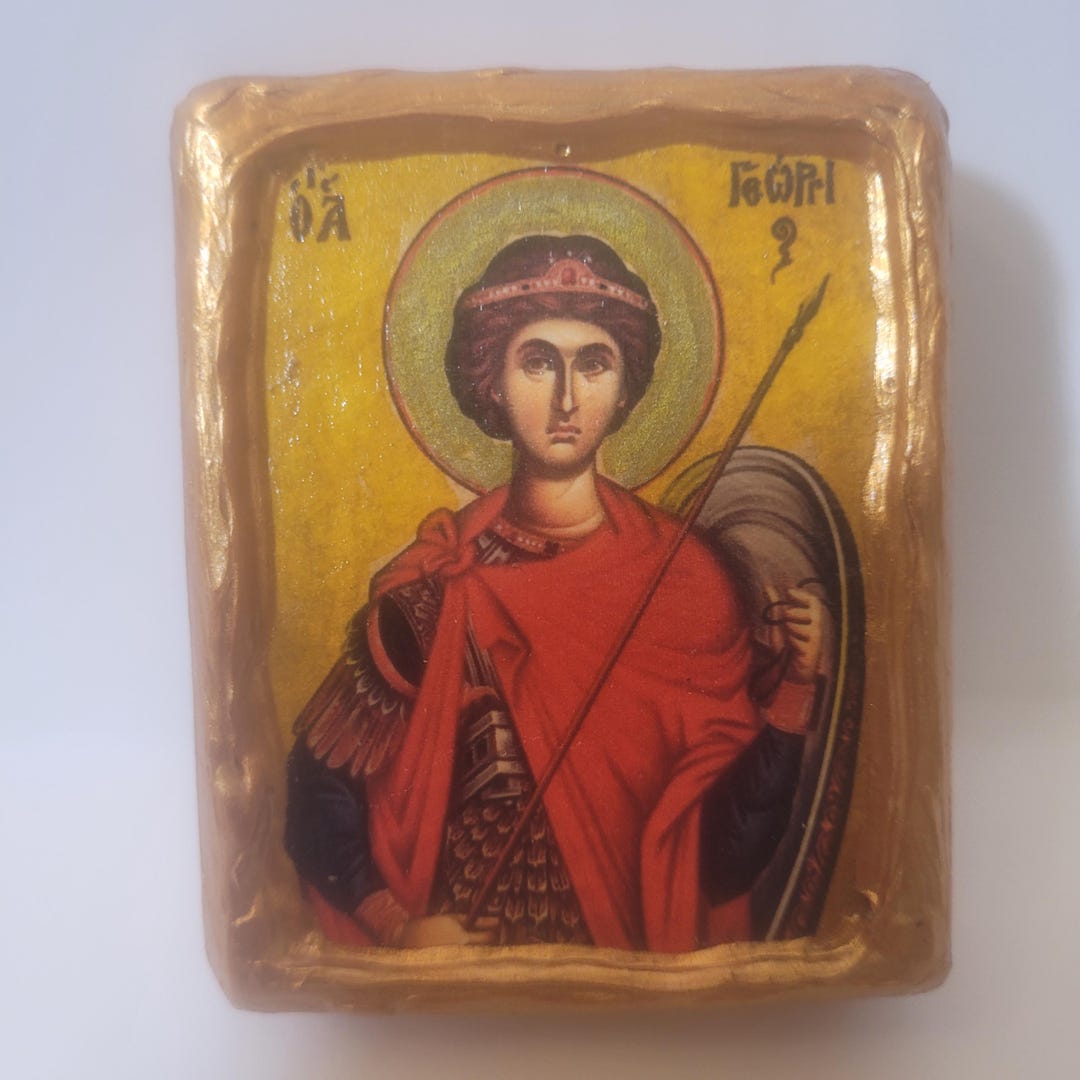 Saint George the Great St. Jorge Agios Georgios O Megas Religious Art ...