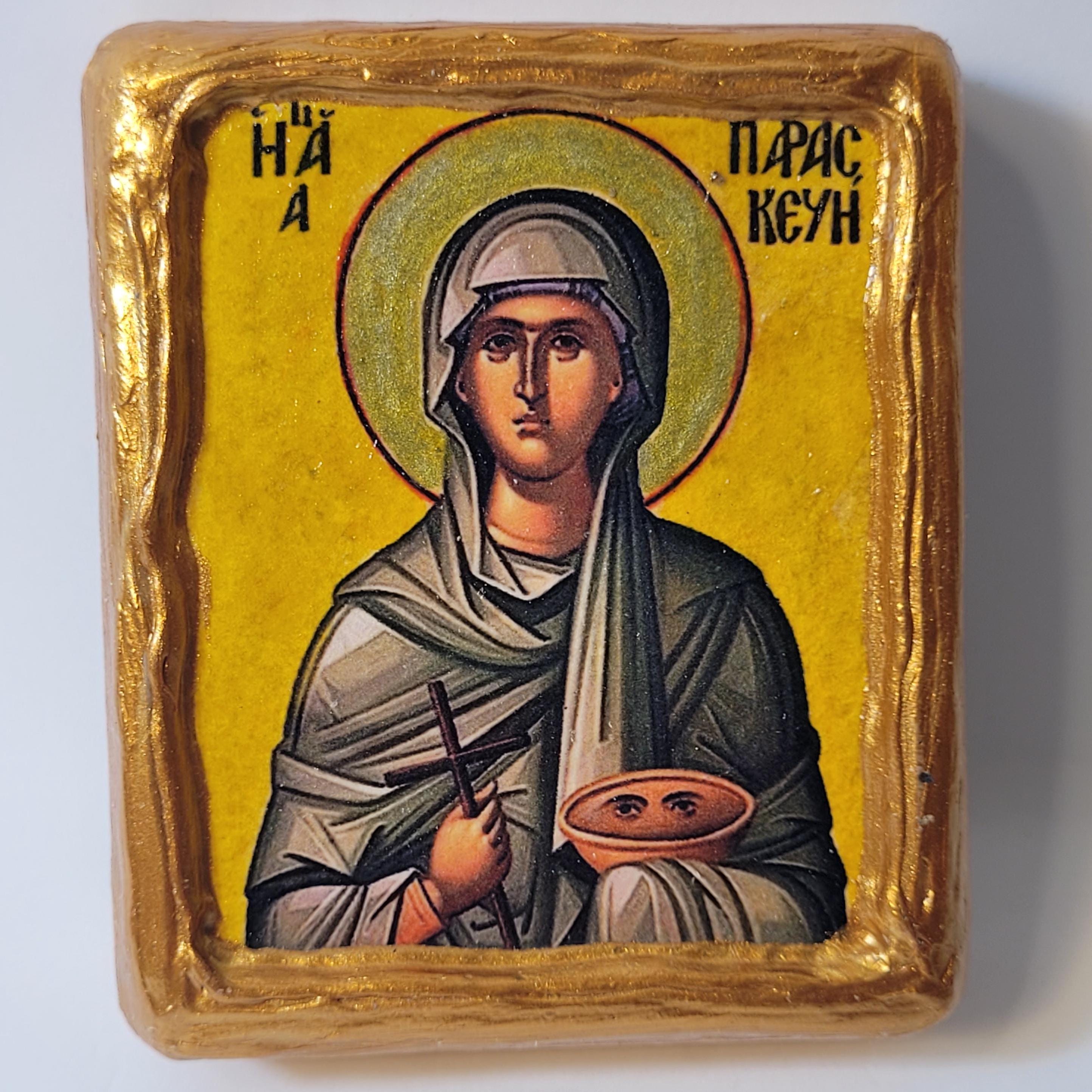 Saint Paraskeva St. Parascheva Agia Paraskevi Religious Art Byzantine ...