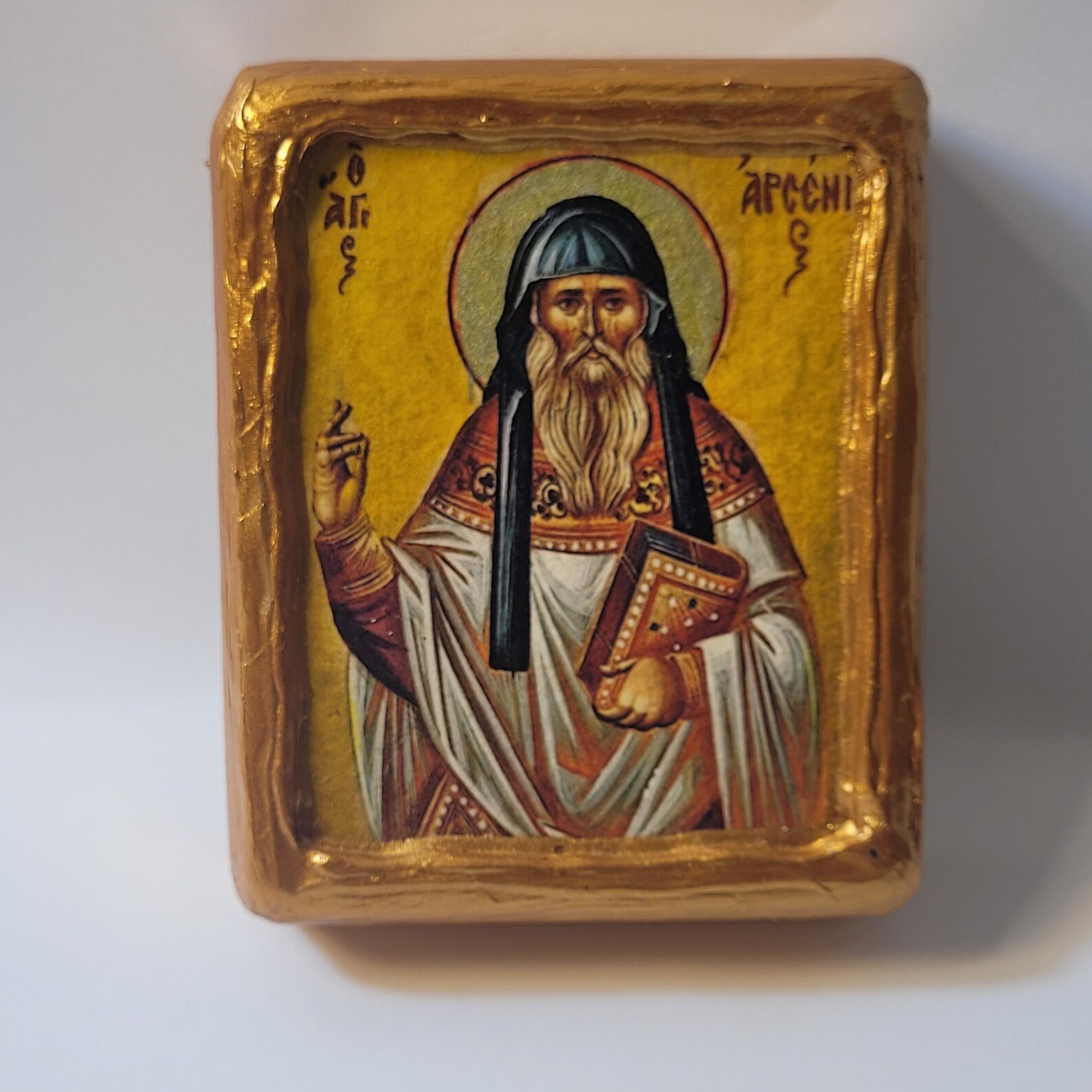 Saint Arsenios St. Arsenius Religious Art Byzantine Greek and Eastern ...