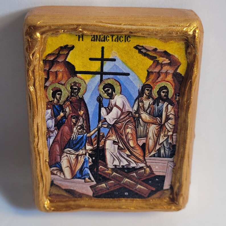 The Resurrection of Jesus Christ the Anastasis Religious Art Byzantine ...