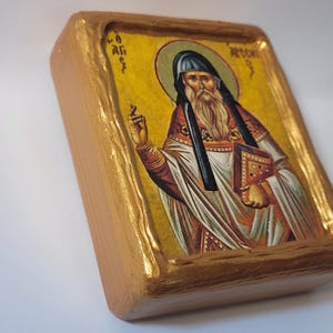 Saint Arsenios St. Arsenius Religious Art Byzantine Greek and Eastern ...