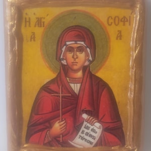 Saint Sophia Santa Sofia St. Sophie Art Byzantine Greek and Eastern ...