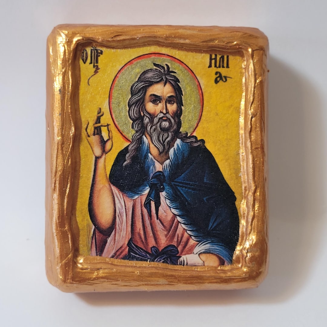 Saint Elijah Elias the Prophet Agios Ilias Religious Art Byzantine ...