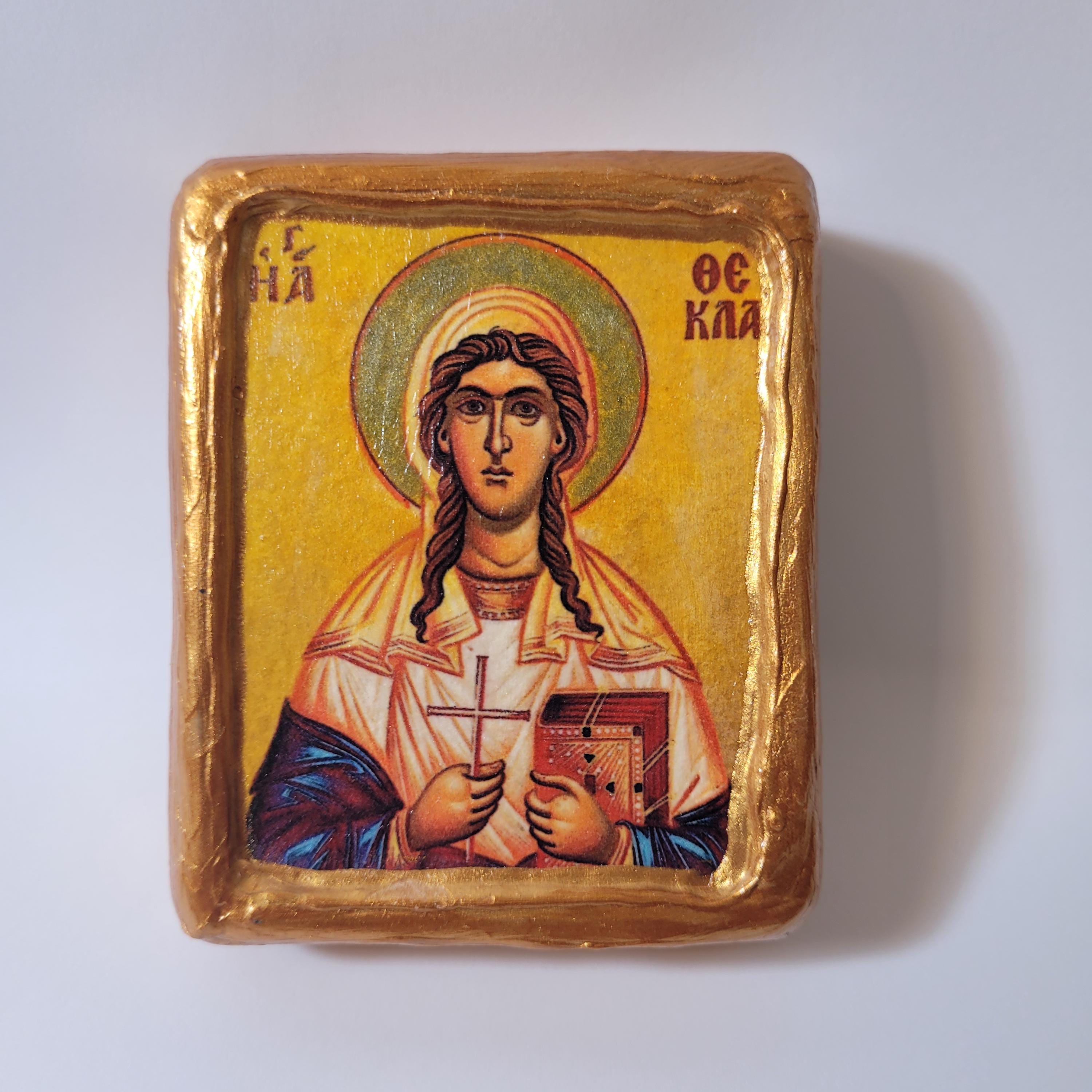 Saint Thekla St. Thecla Religious Art Byzantine Greek and Eastern ...