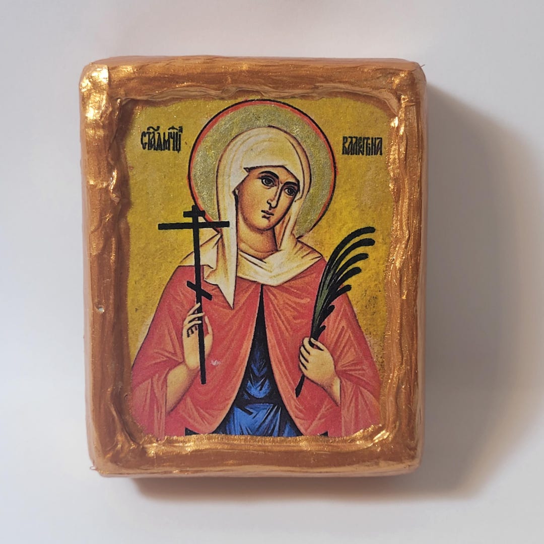 Saint Balentina Valentina Religious Art Byzantine Greek and Eastern ...