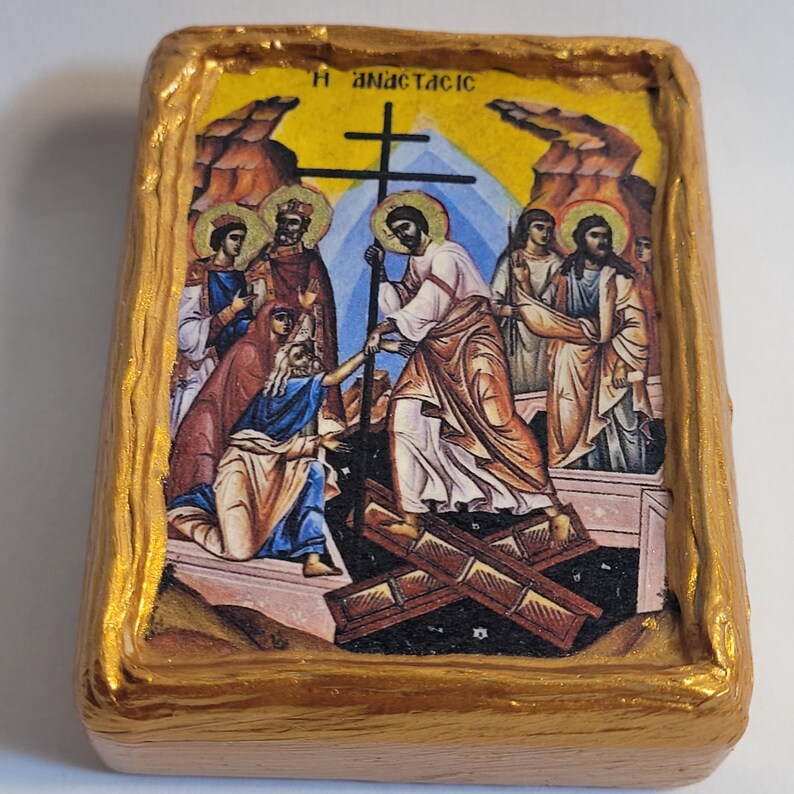 The Resurrection of Jesus Christ the Anastasis Religious Art Byzantine ...