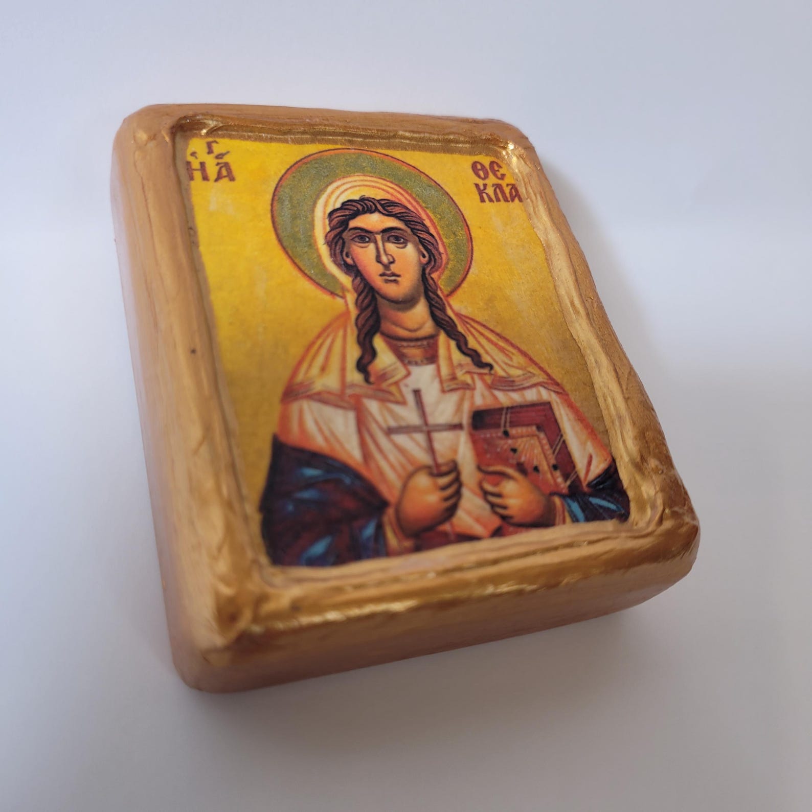 Saint Thekla St. Thecla Religious Art Byzantine Greek and Eastern ...