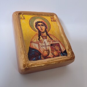 Saint Thekla St. Thecla Religious Art Byzantine Greek and Eastern ...