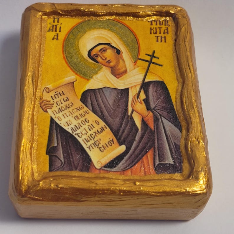 Saint Felicity Felicitate Religious Art Byzantine Greek and Eastern ...