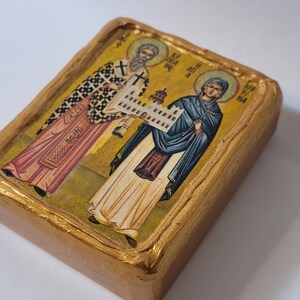 Saint Kyprianos St. Ioustina Saint Cyprianos St. Justina Religious Art ...