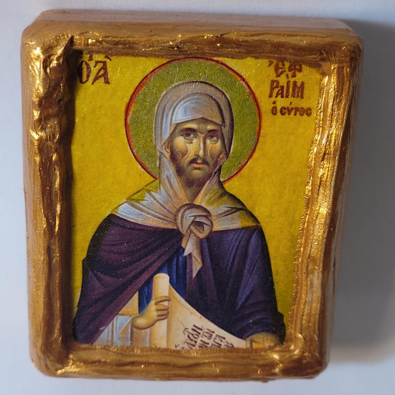 Saint Ephrem St. Ephraim Agios Efraim O Syros Efrem Religious Art ...