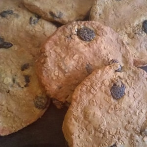 Fake Old Fashion Oatmeal Raisin Cookies (6-12 Piece) - Primitive Bowl ...