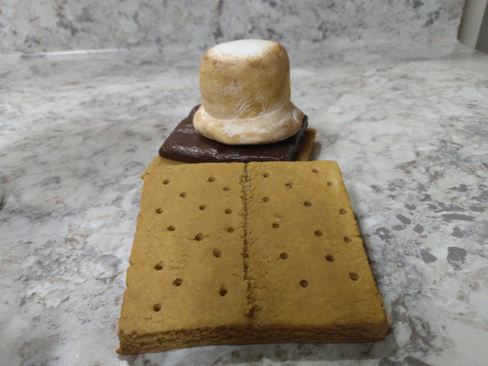 FAKE S'MORES 2-6 Fake S'more Sandwich, Faux S'more Decorations, Movie ...