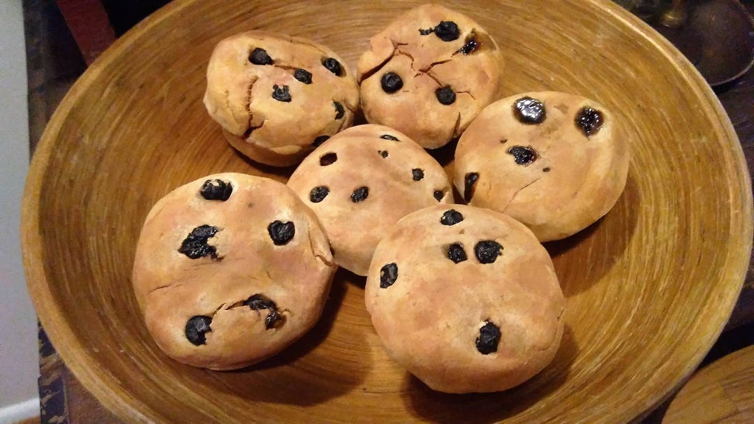 Fake Blueberry Muffins (6) - Fake Blueberry Muffins/fake Primitive ...