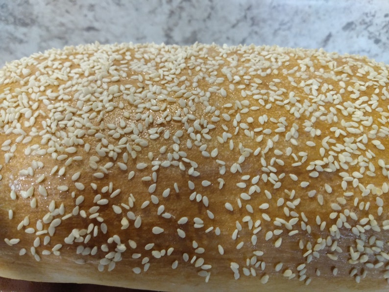 Fake Baked Sesame Seed Bread Loaf/fake Bread/primitive Fake - Etsy