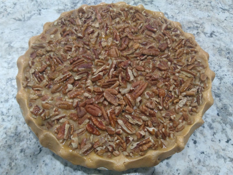 FAKE Pecan Pie 9" Inch - Looks and Smells Like Just Grandma's Freshly ...