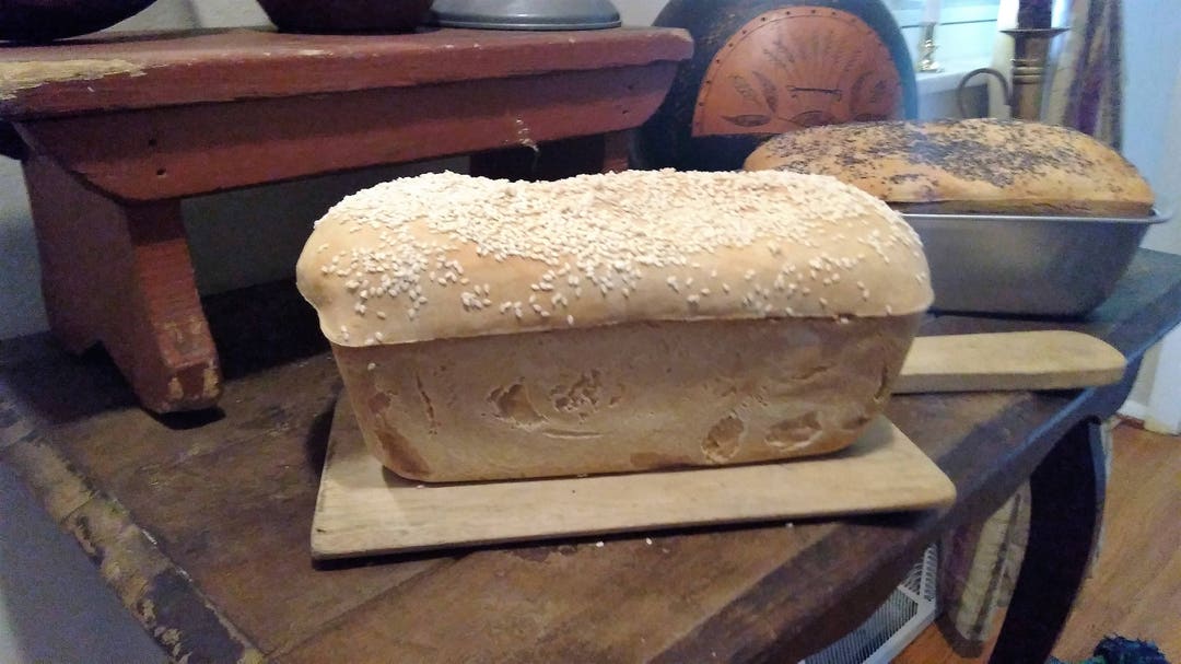Fake Sesame Seed Bread Loaf/primitive Fake Bread/fake Loaf of Bread ...