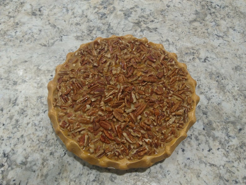 FAKE Pecan Pie 9" Inch - Looks and Smells Like Just Grandma's Freshly ...