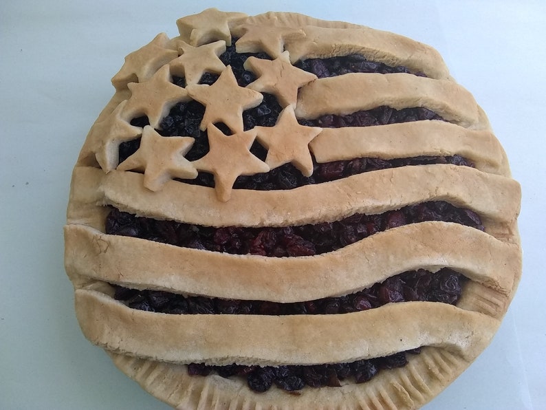 FAKE American Flag Patriotic Pie Very Realistic Actual Pie - Etsy