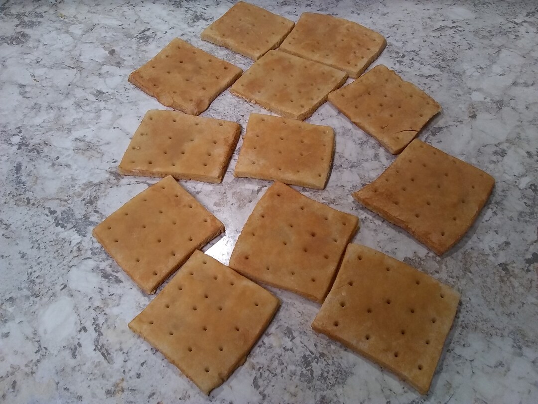 FAKE Hard Tack Crackers Colonial Fake Foods (12 Pieces) - Revolutionary ...