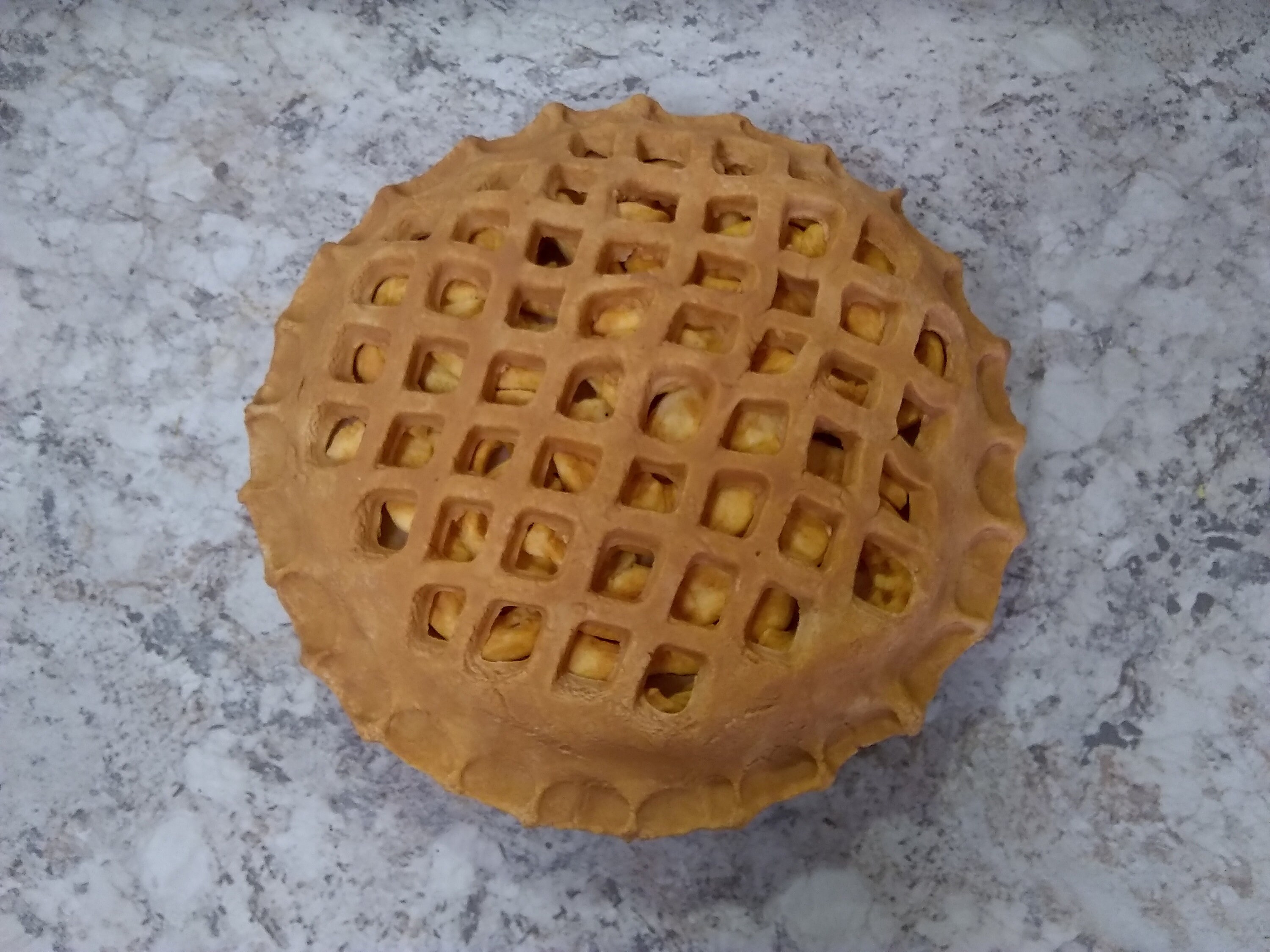 FAKE Apple Pie Real Pie Size /fake Lattice Top Apple | Etsy