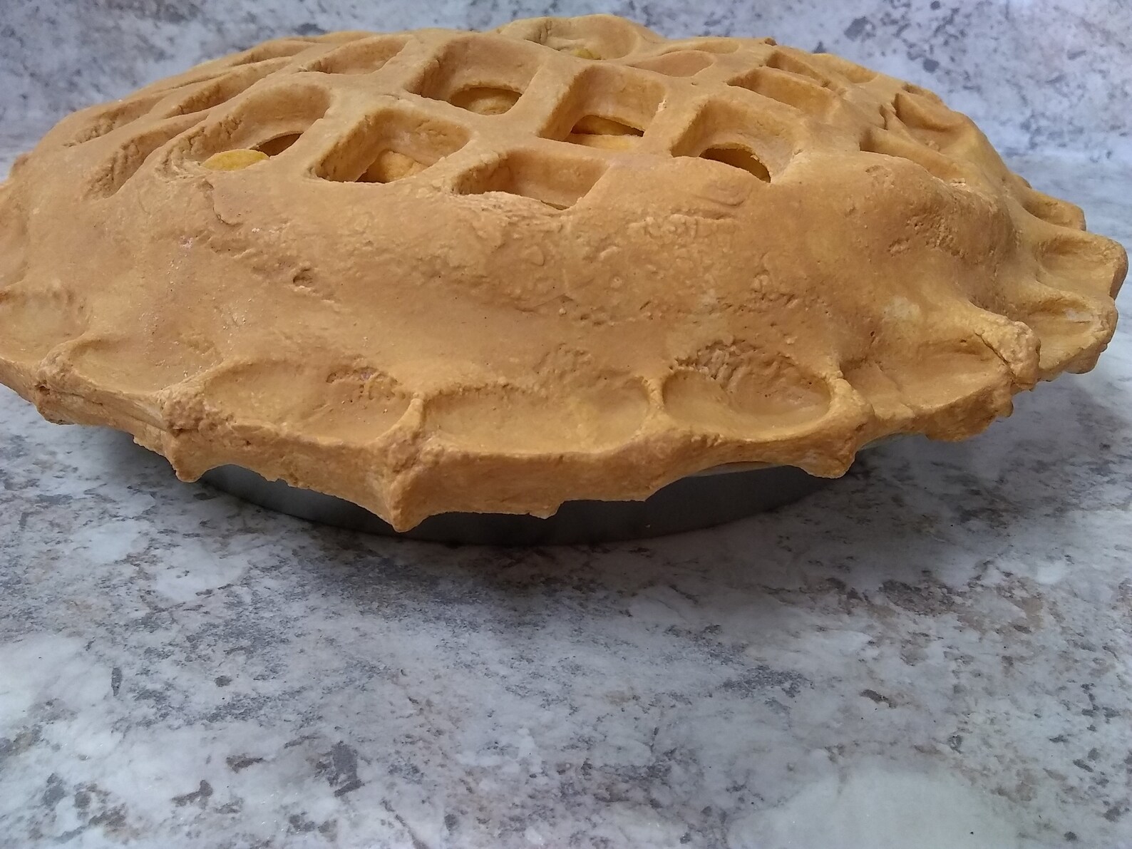 FAKE Apple Pie Real Pie Size /fake Lattice Top Apple - Etsy