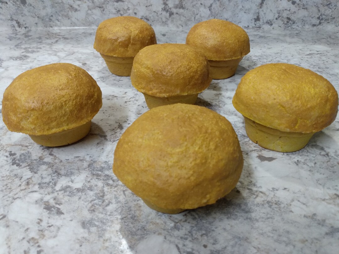 Fake Corn Bread Muffins (6-8) Fake Realistic Foods/movie Props/home ...