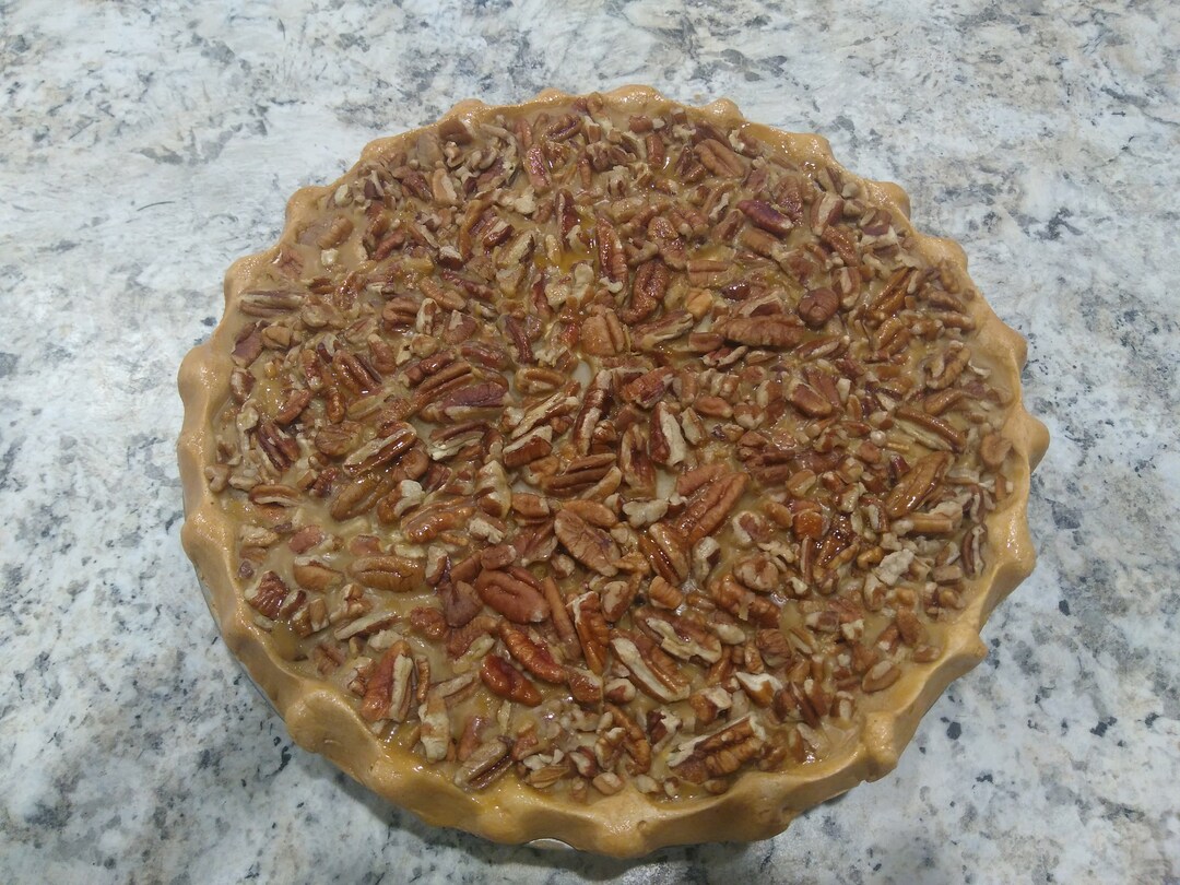 FAKE Pecan Pie 9" Inch - Looks and Smells Like Just Grandma's Freshly ...