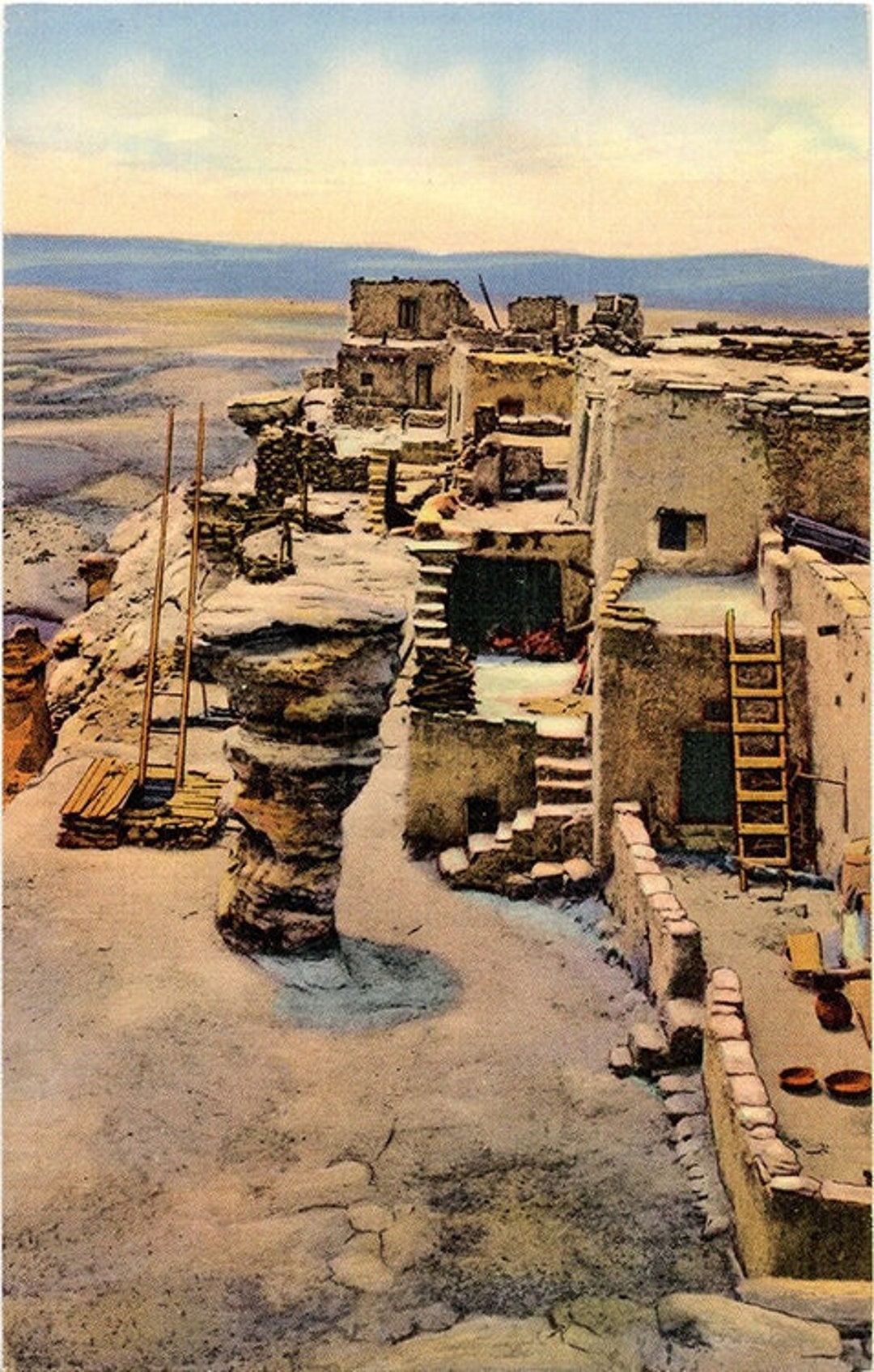 Snake Alter Hopi Indians Walpi Arizona Vintage Native American Postcard ...