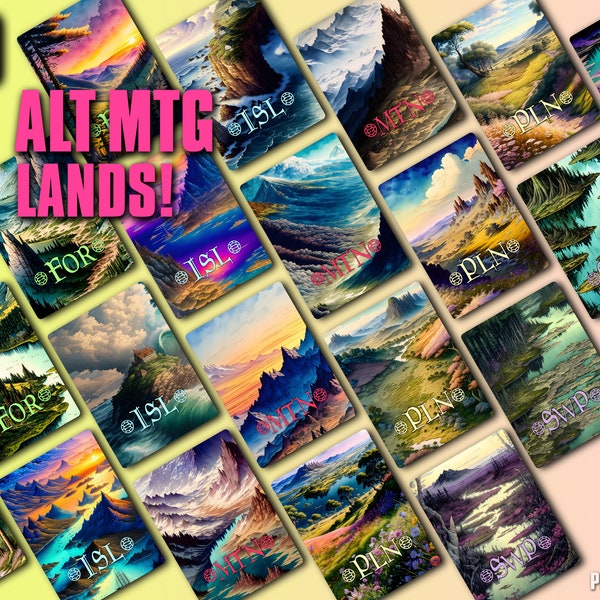 Mtg Land Swamp - Etsy