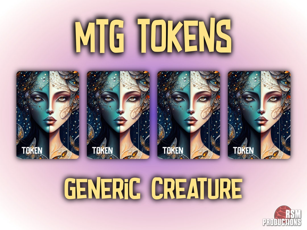 Generic Tokens, Custom Tokens for Magic, Commander, Creature Token, Add ...