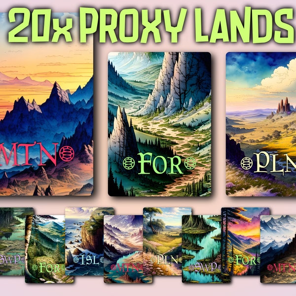 Mtg Forest Proxy - Etsy
