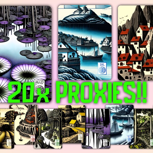 Mtg Alternate Art Proxies - Etsy
