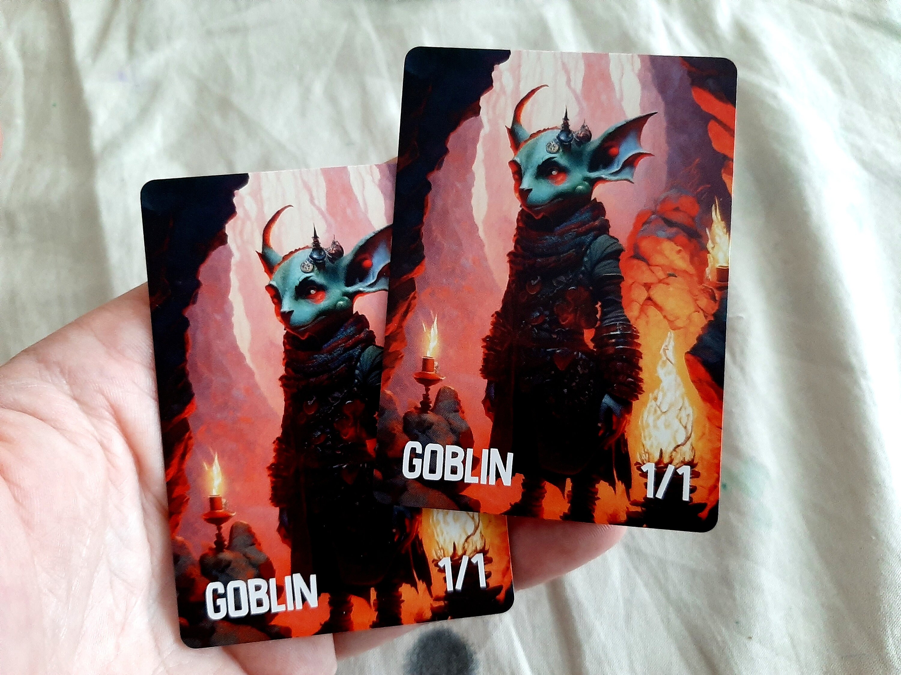Fichas de goblin fichas personalizadas para magia - Etsy México