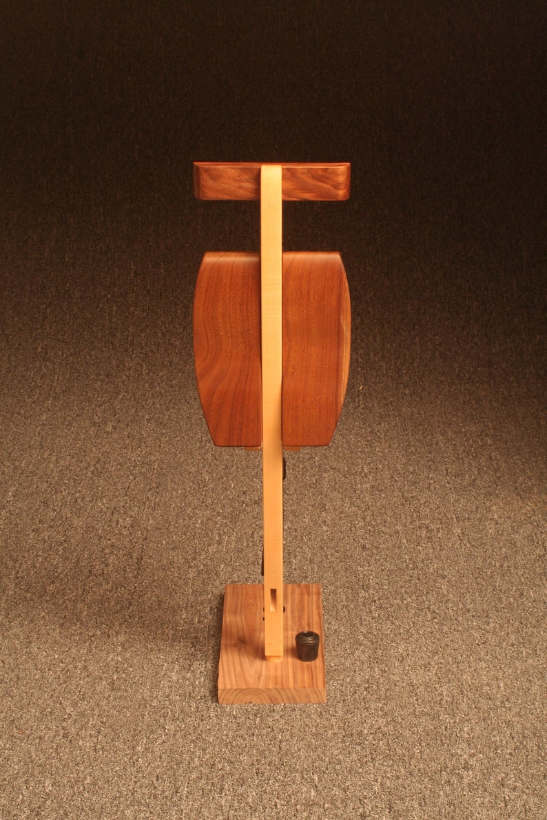 One-legged Folding Chair: Portable Walnut & Ash Stool - Etsy