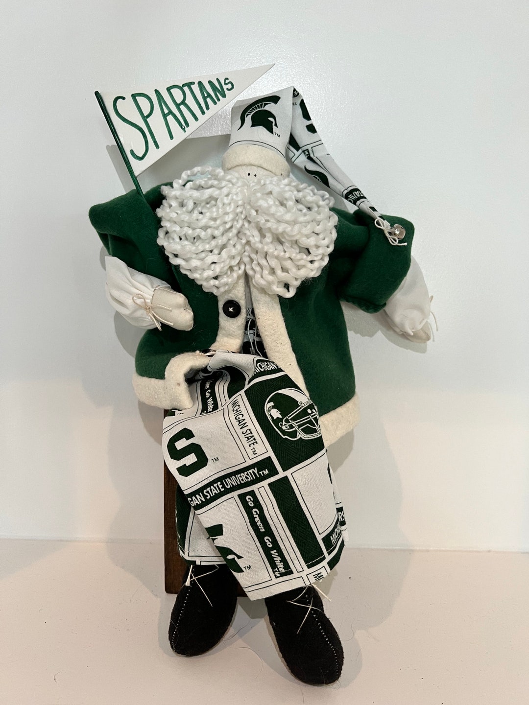 Michigan State Santa - Etsy