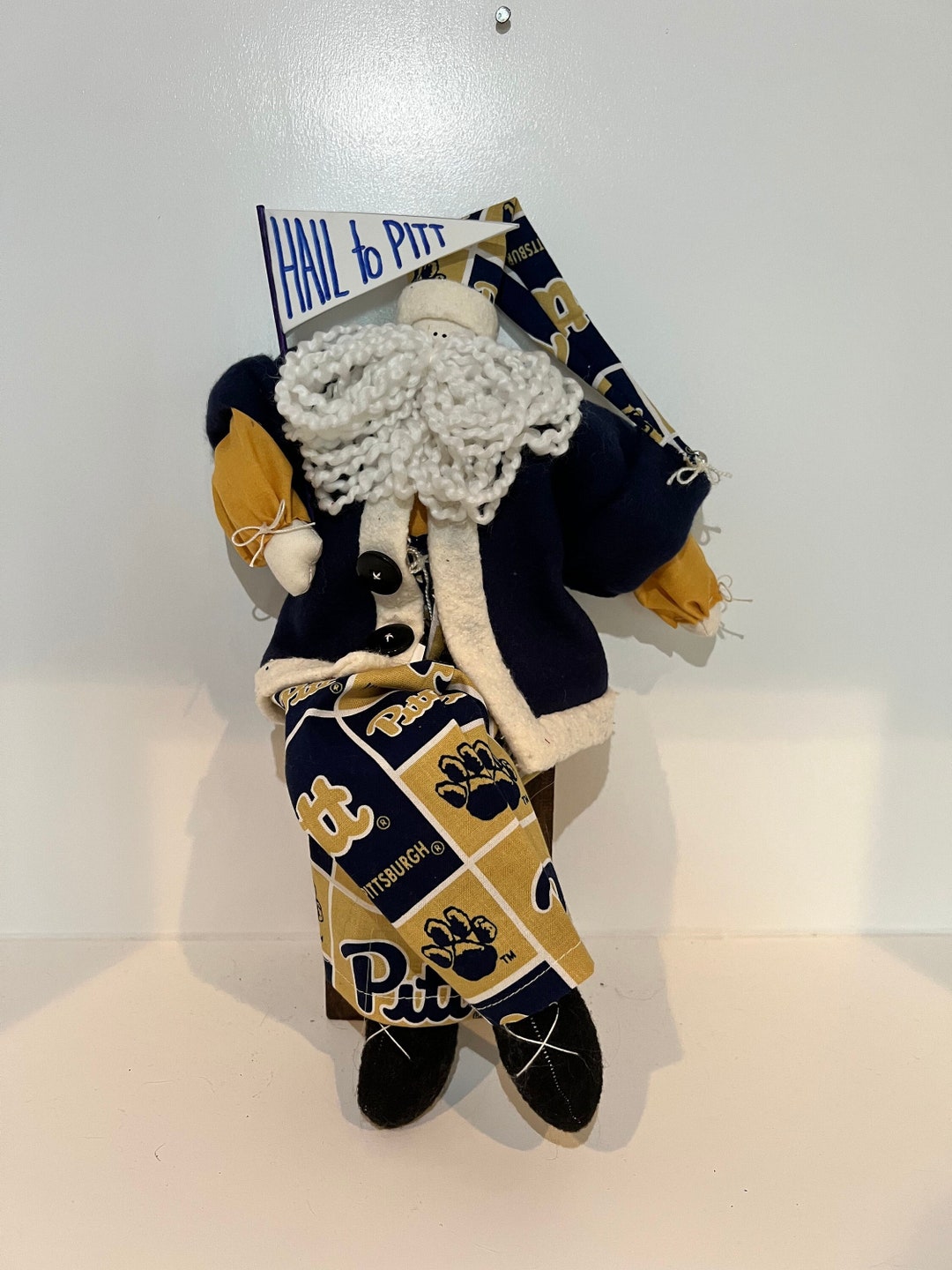 University of Pittsburgh Santa Christmas - Etsy
