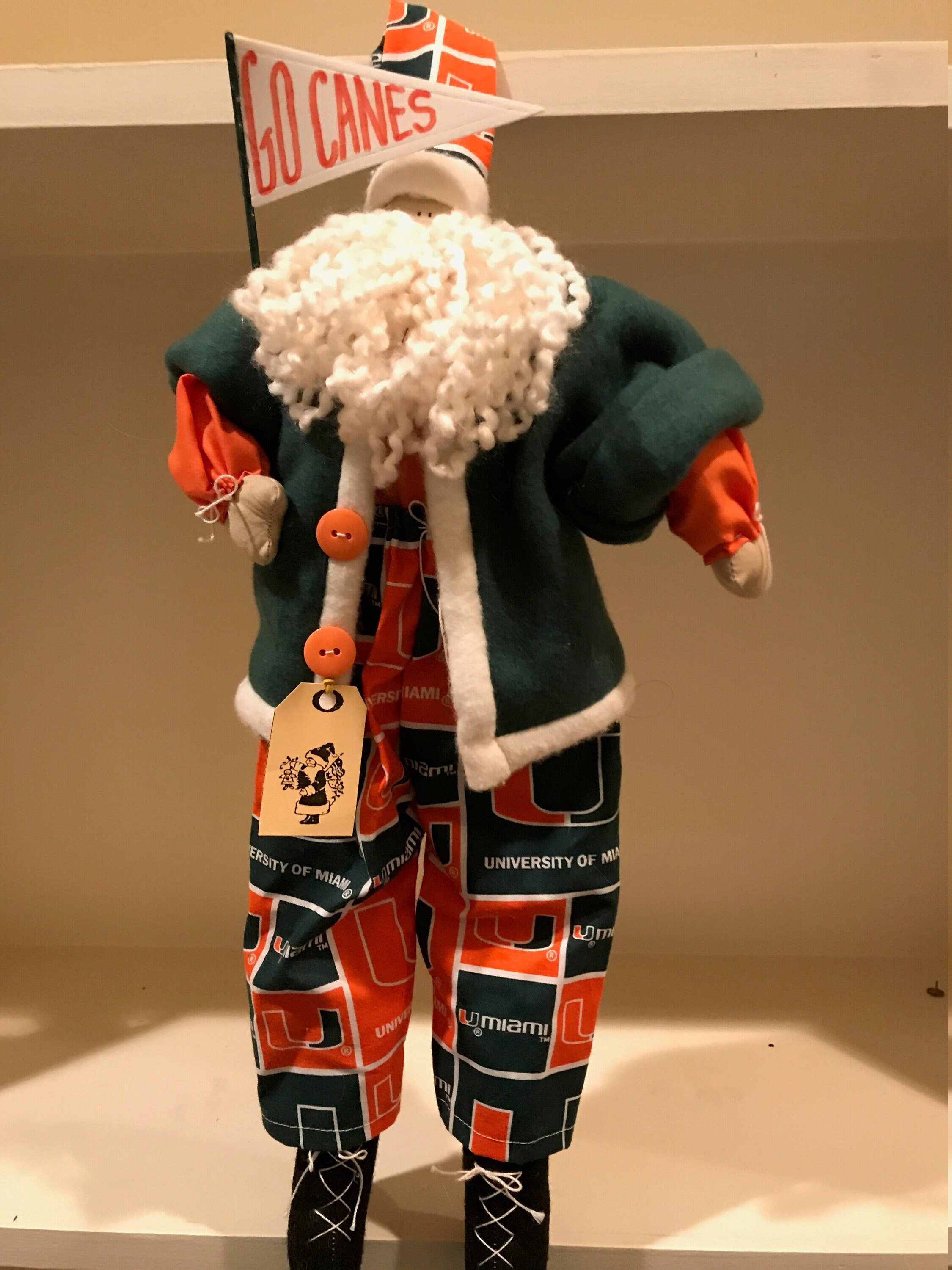 University of Miami Santa | Etsy