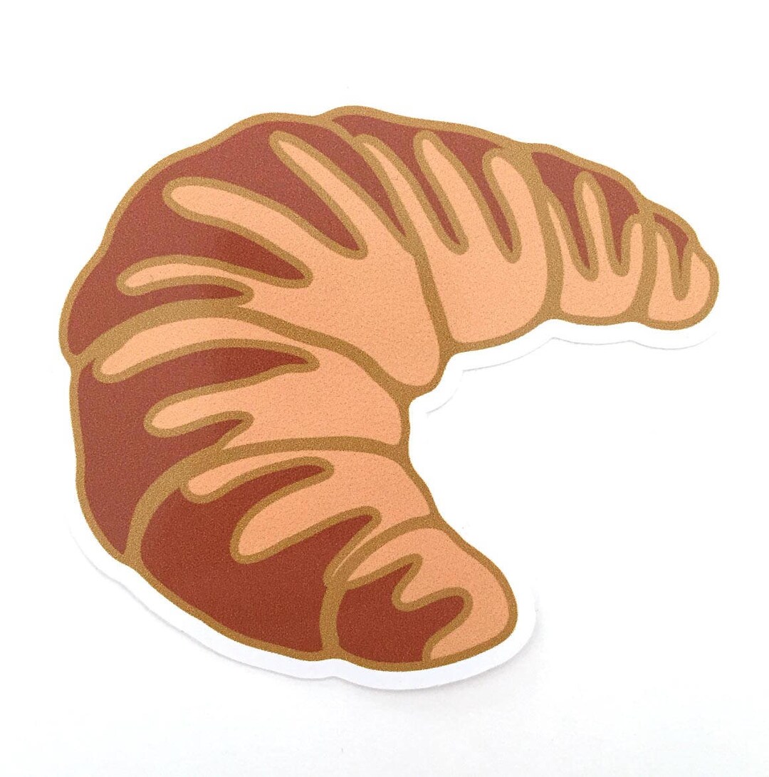 Croissant Vinyl Sticker - Etsy