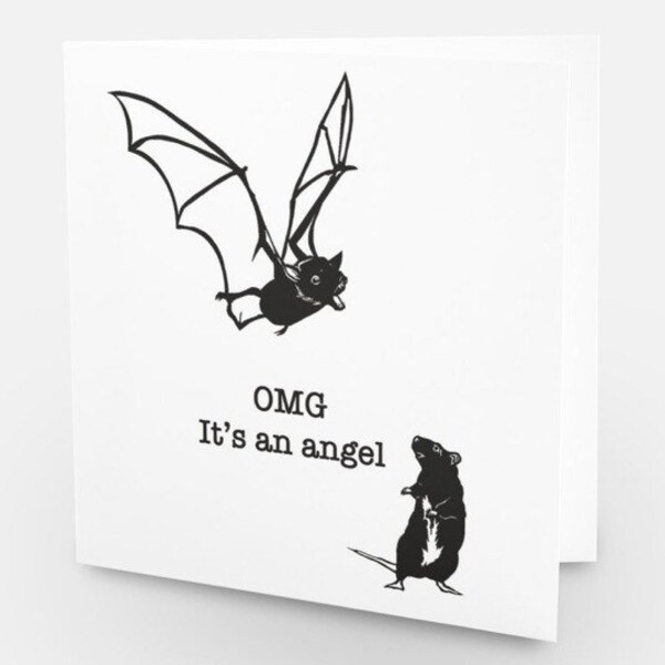 Vintage Angel Card - Etsy