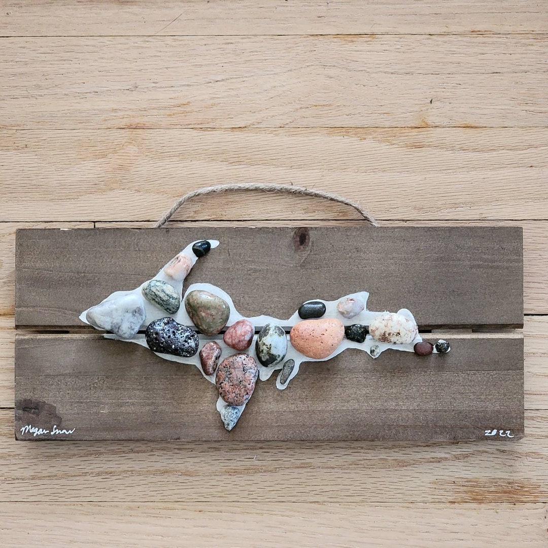 Great Lakes Stones, Fossils and Rocks Wall Art Michigan Upper Peninsula ...
