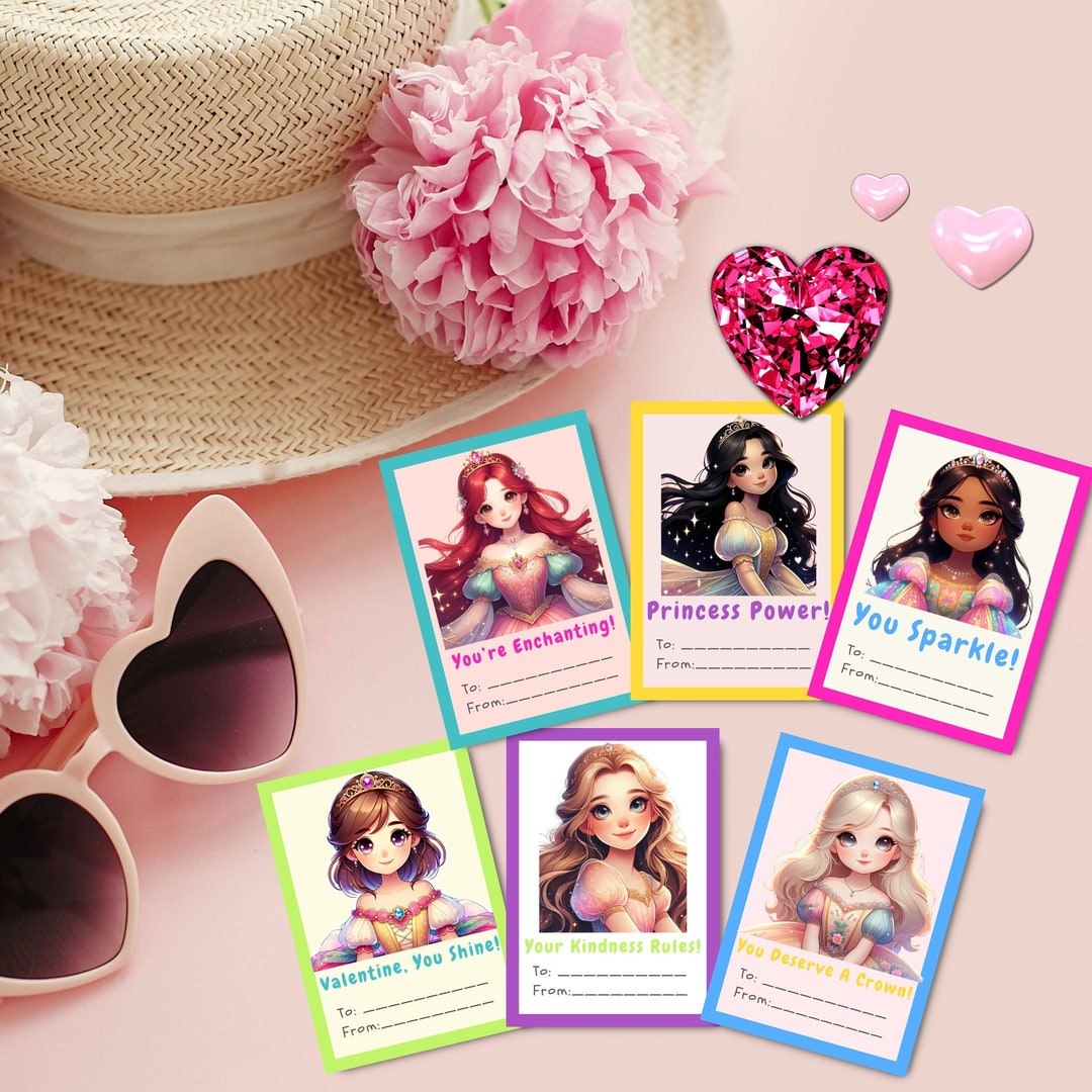 Printable Kids Valentine's Day Cards Classroom Friendly, Instant ...