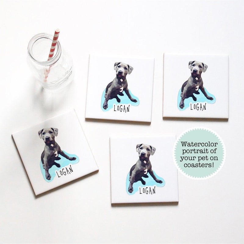 Pet Coasters - Etsy