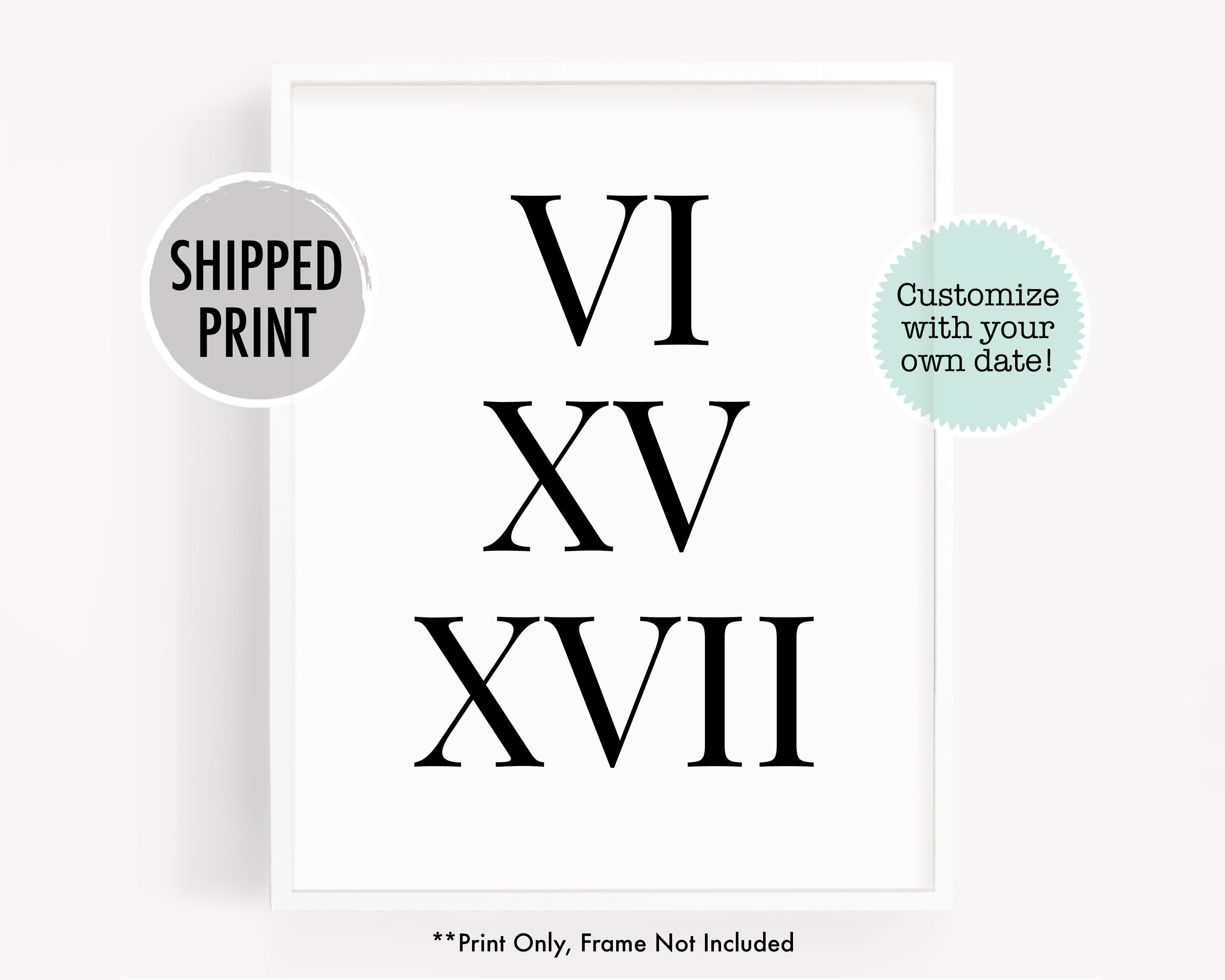 Roman Numeral Art