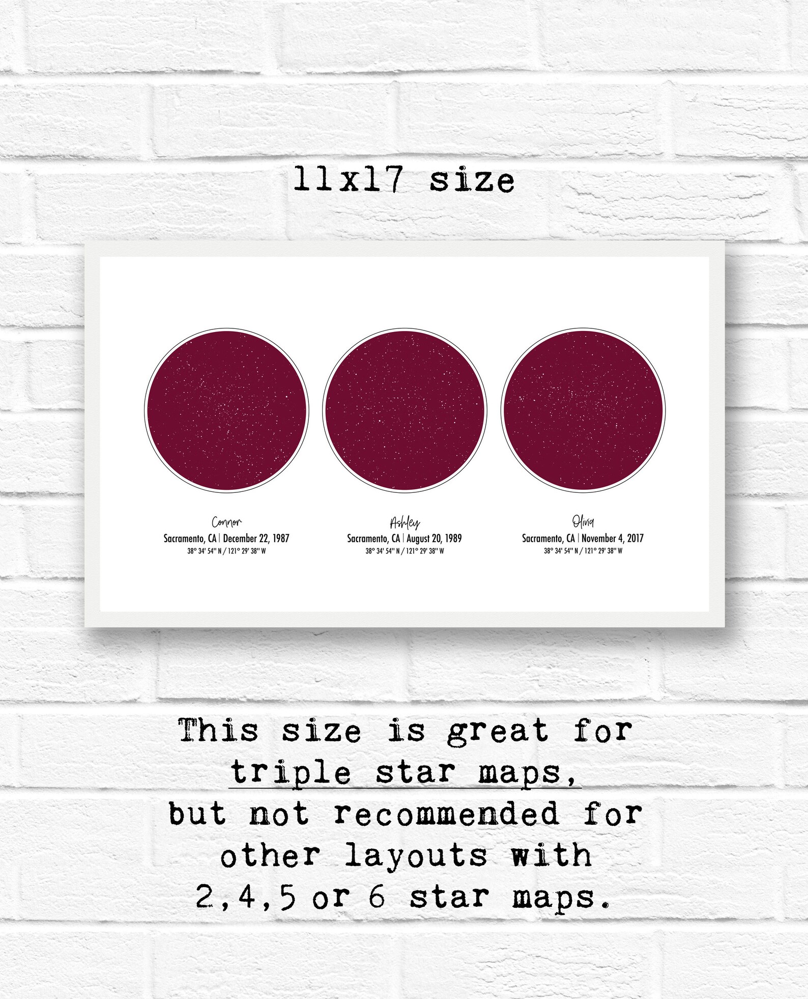 Personalized Star Map Poster, Wedding Gift for Couple, Star Map ...