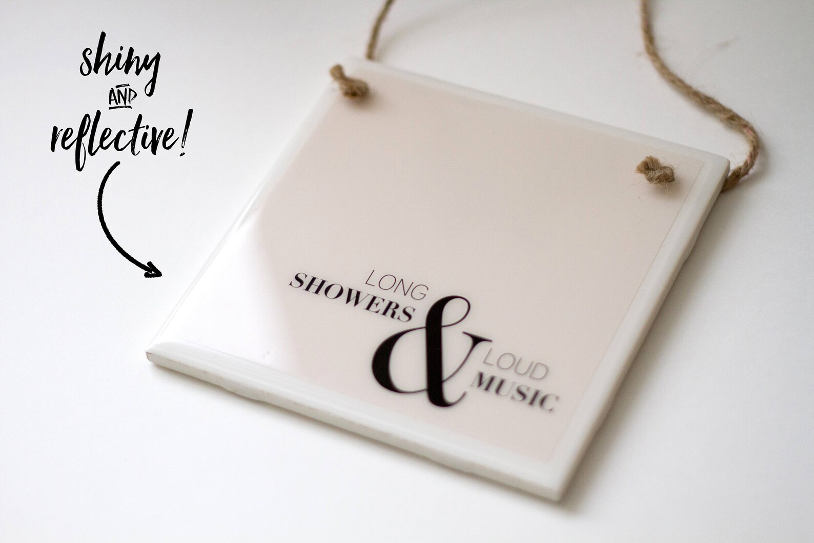 Bathroom Wall Art Ceramic Tile Sign Bathroom Wall Decor | Etsy