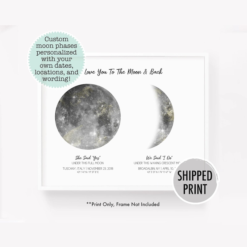 Personalized Moon Phase - Etsy