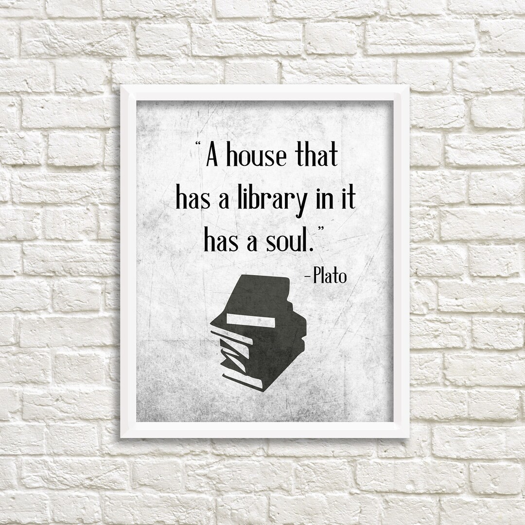 Gift for Book Lover, Gifts for Readers, Library Quotes, Printable Quote ...